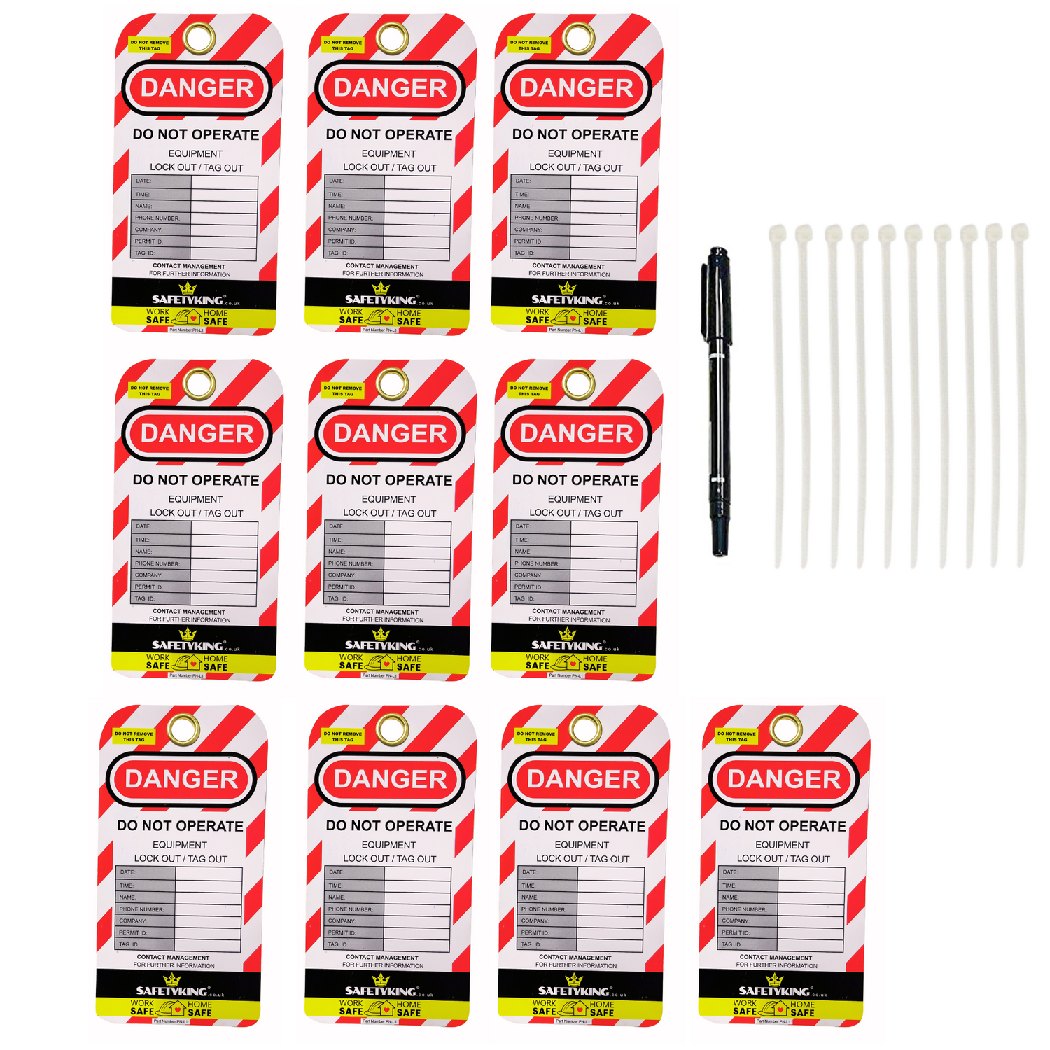 SAFETYKING® Inspection Tags