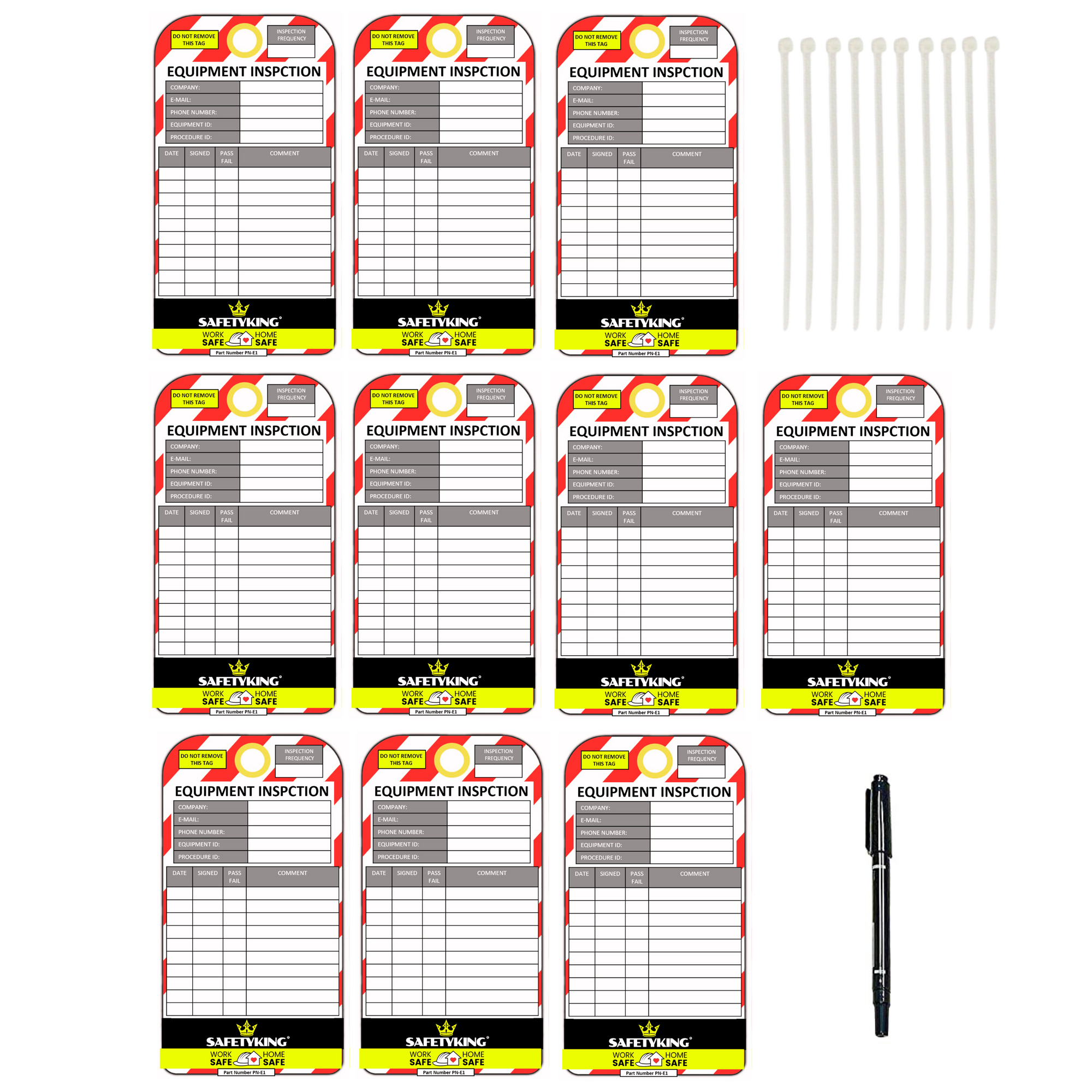 SAFETYKING® Lockout Tags